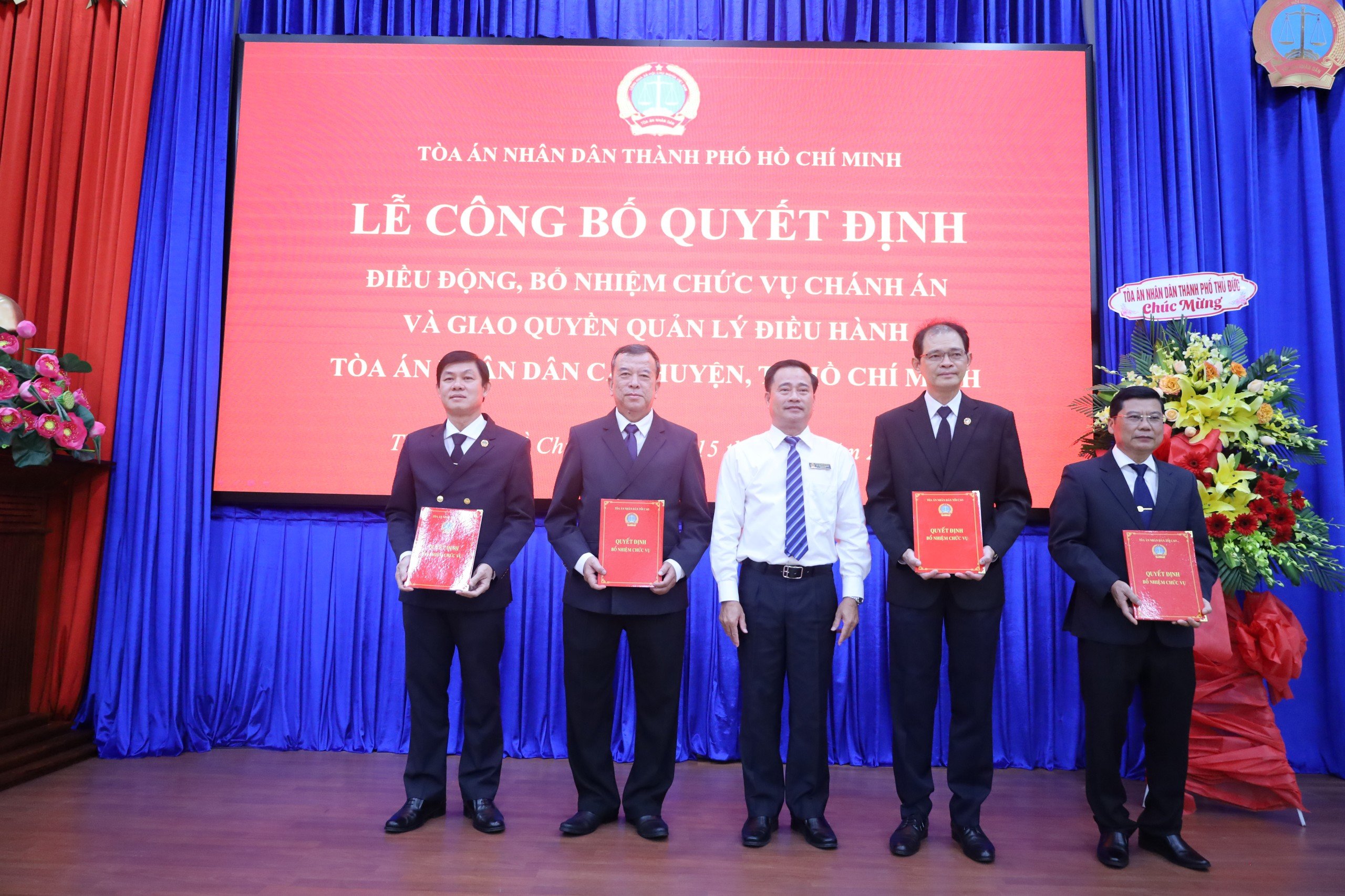 Điều động Bổ Nhiệm Chánh án Tand Nhiều Quận ở Tphcm